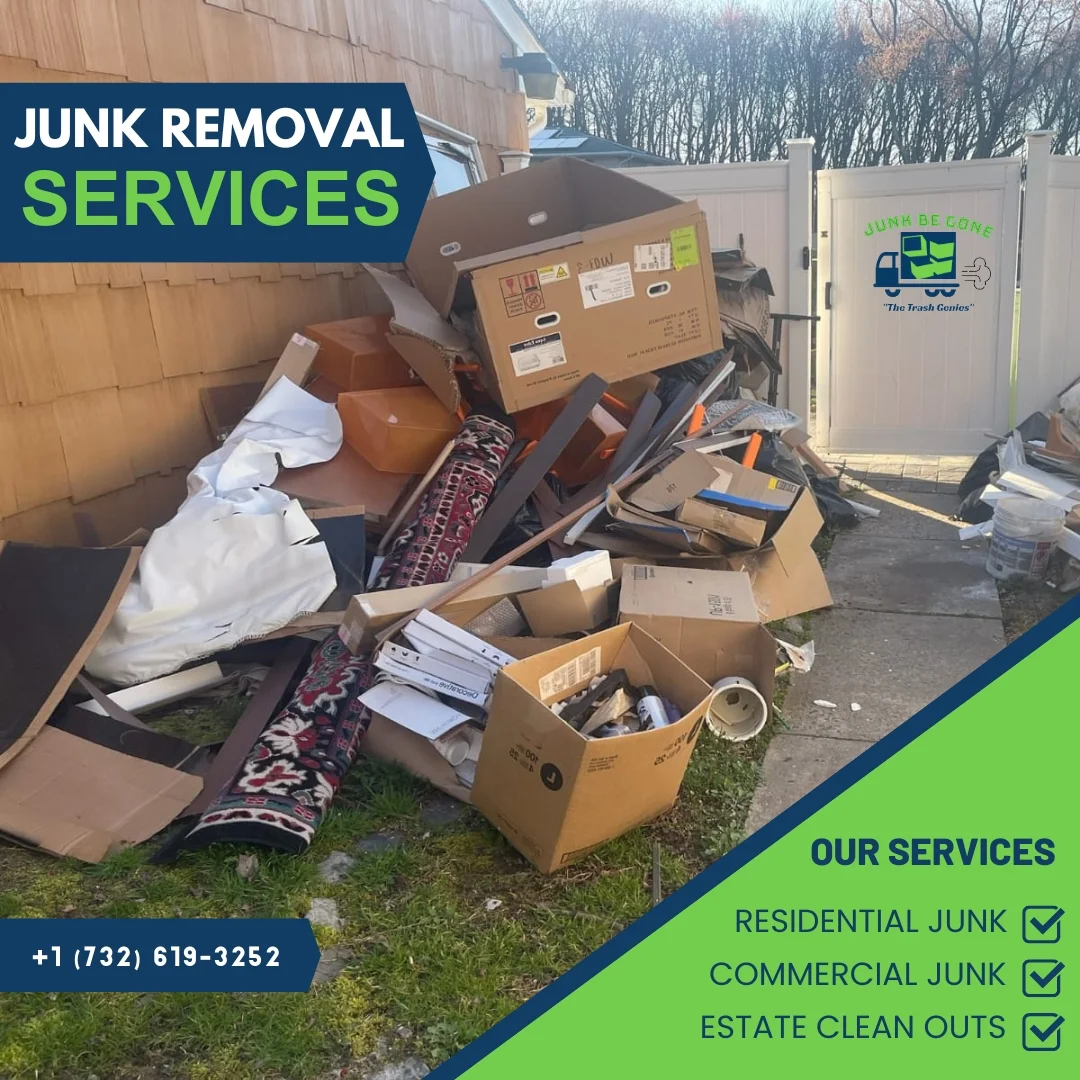 Junk Removal Services in Middlesex County NJ by Junk Be Gone